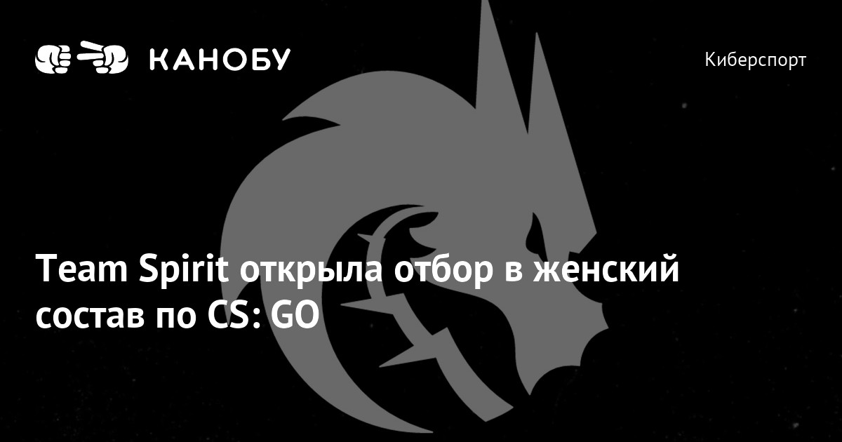 Team Spirit открыла отбор в женский состав по CS: GO