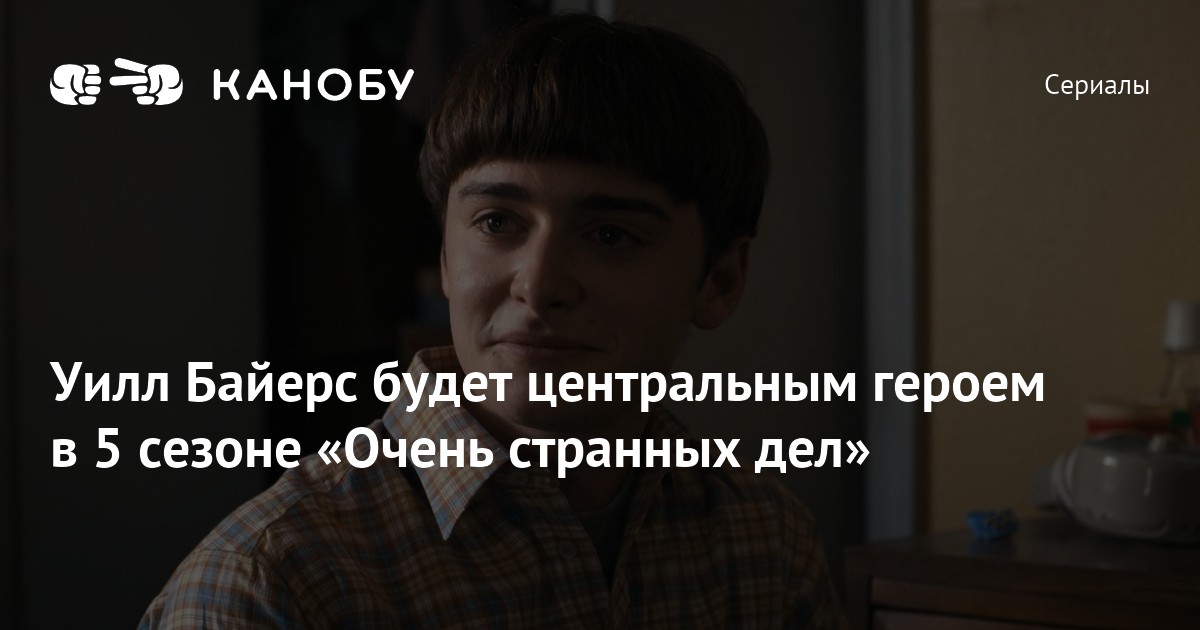 Уилл Байерс будет центральным героем в 5 сезоне «Очень странных дел