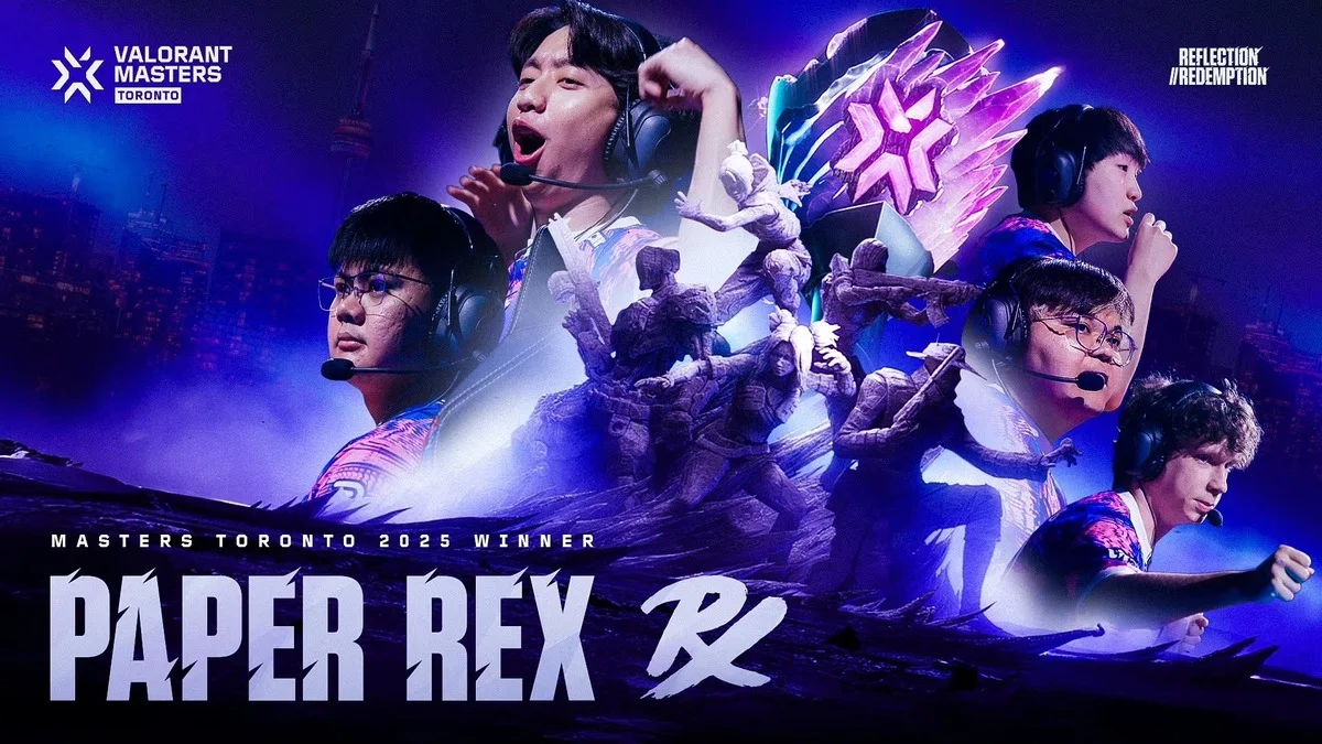 Paper Rex обыграла Fnatic в финале Valorant Masters Toronto 2025 и завоевала $350 тыс.