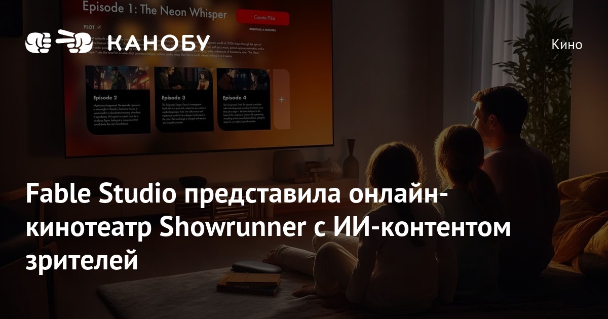 Fable Studio представила онлайн-кинотеатр Showrunner с ИИ-контентом зрителей | Канобу